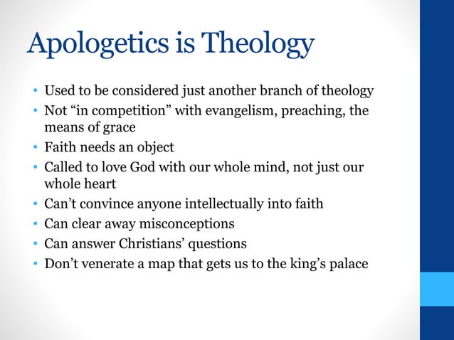 Apologetics Presentation for First Trinity, Part 1 | PPT