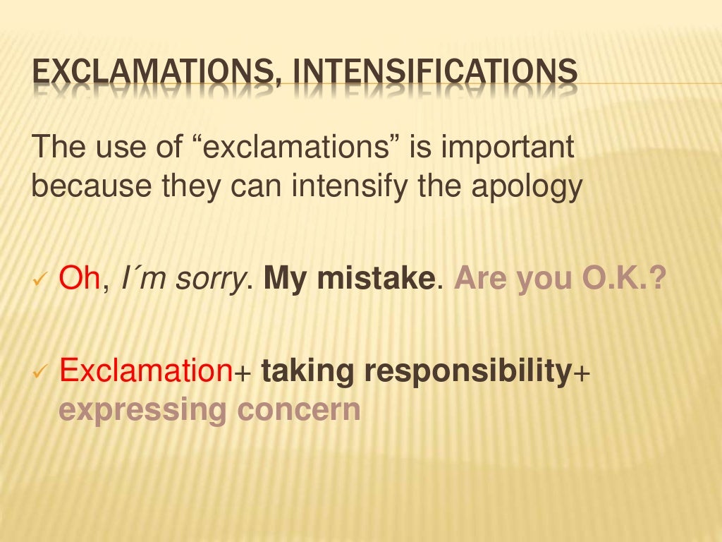Apologizing in english (1)