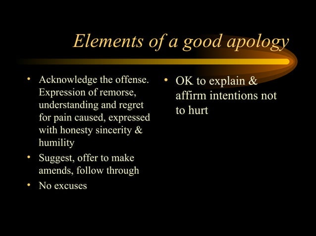 Apology | PPT