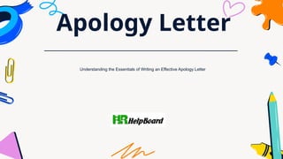Apology Email, Professional Apology Letter | PPTX