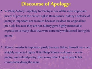 Apology for poetry | PPTX