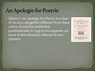 Apology for Poetry- Detailed Analysis.pptx