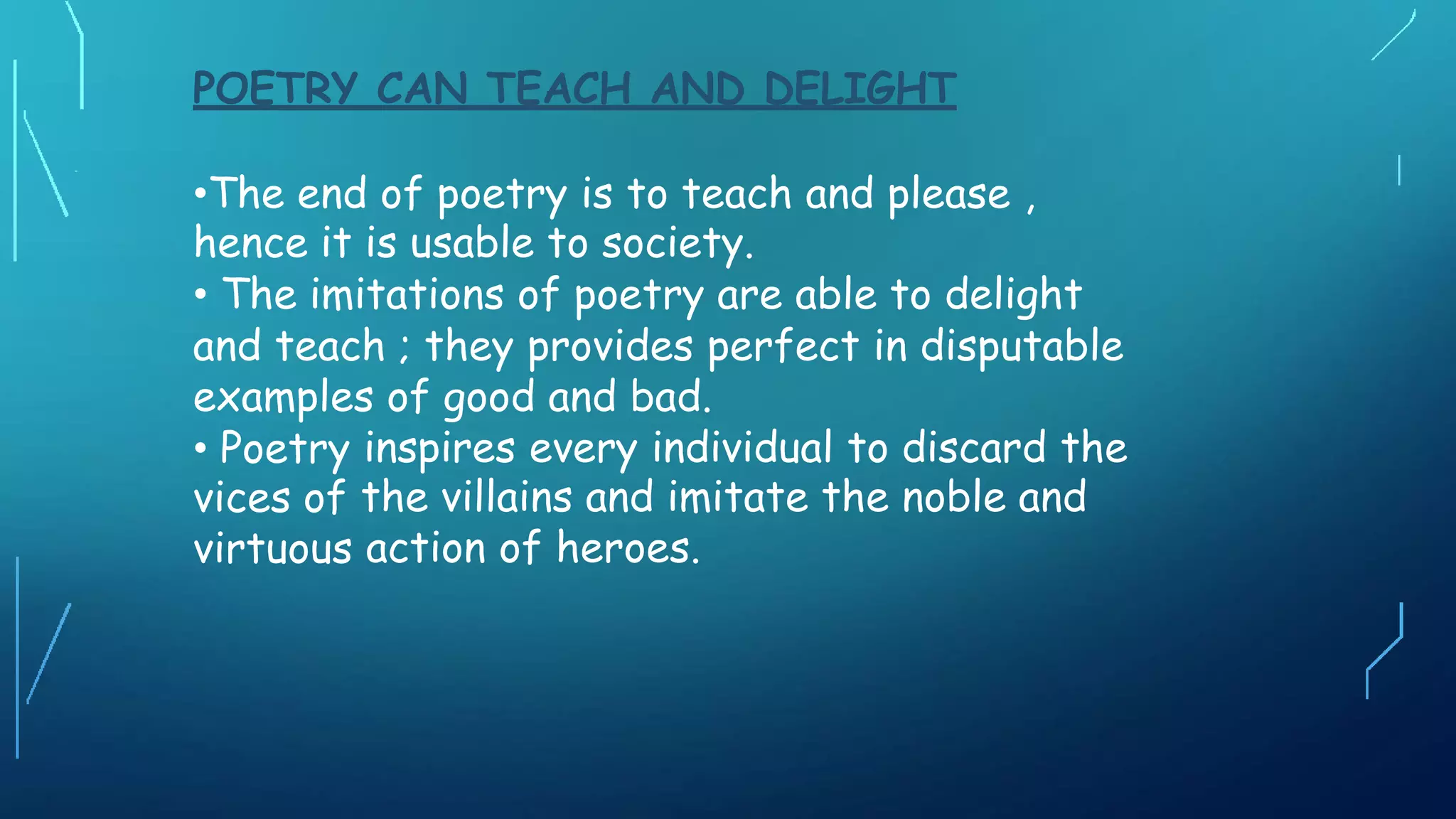 Apology for poetry (sir philip sidney) | PPTX