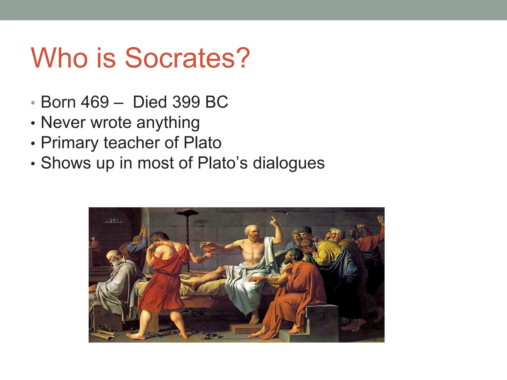 Socrates' Apology written by Plato, Philosophy Lecture Slides | PDF