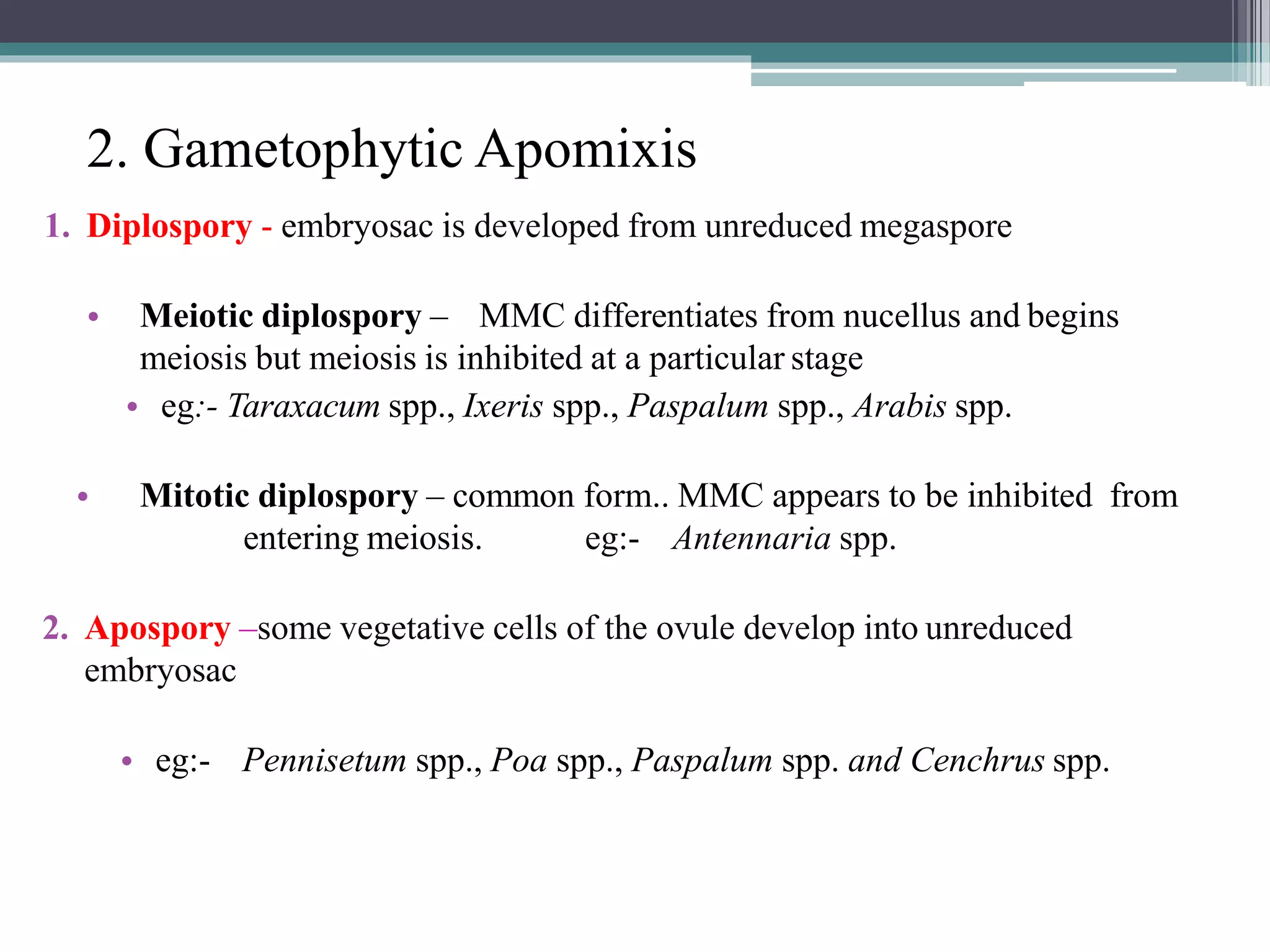 Apomixis | PPTX