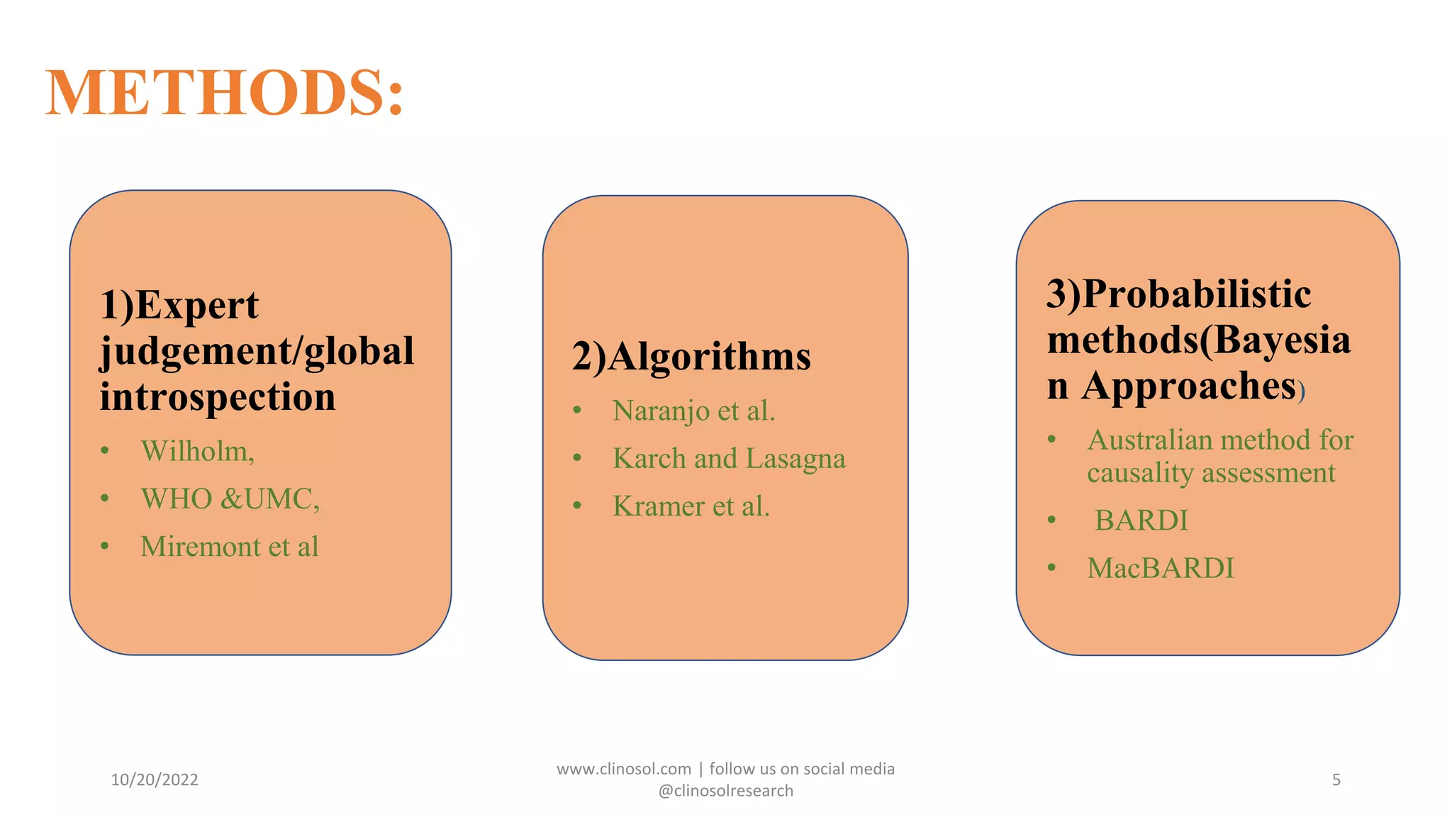 Scales Used For Causality Assessment | PPTX