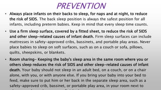 Sudden infant death syndrome. | PPTX