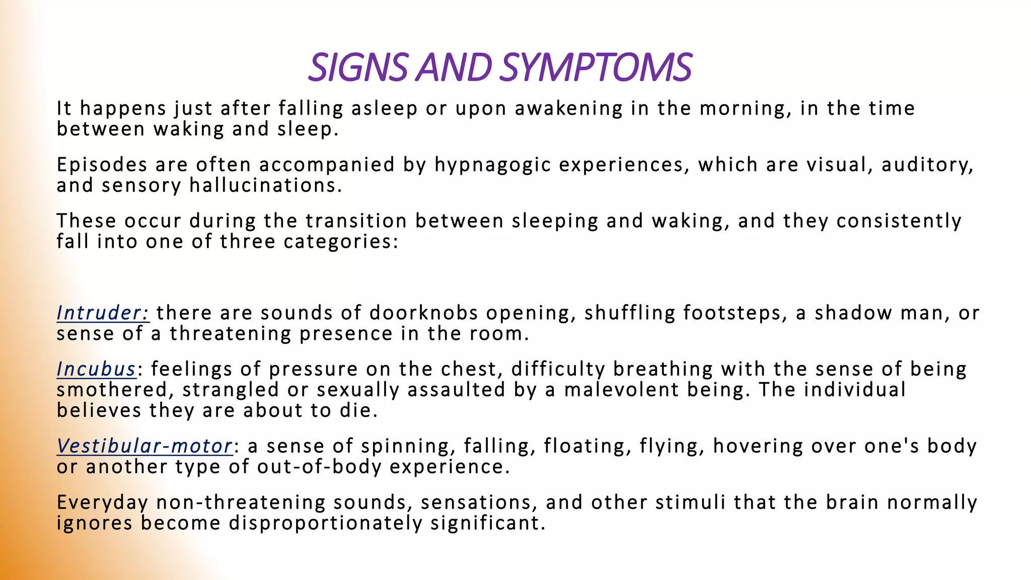 Sleep Paralysis | PPTX
