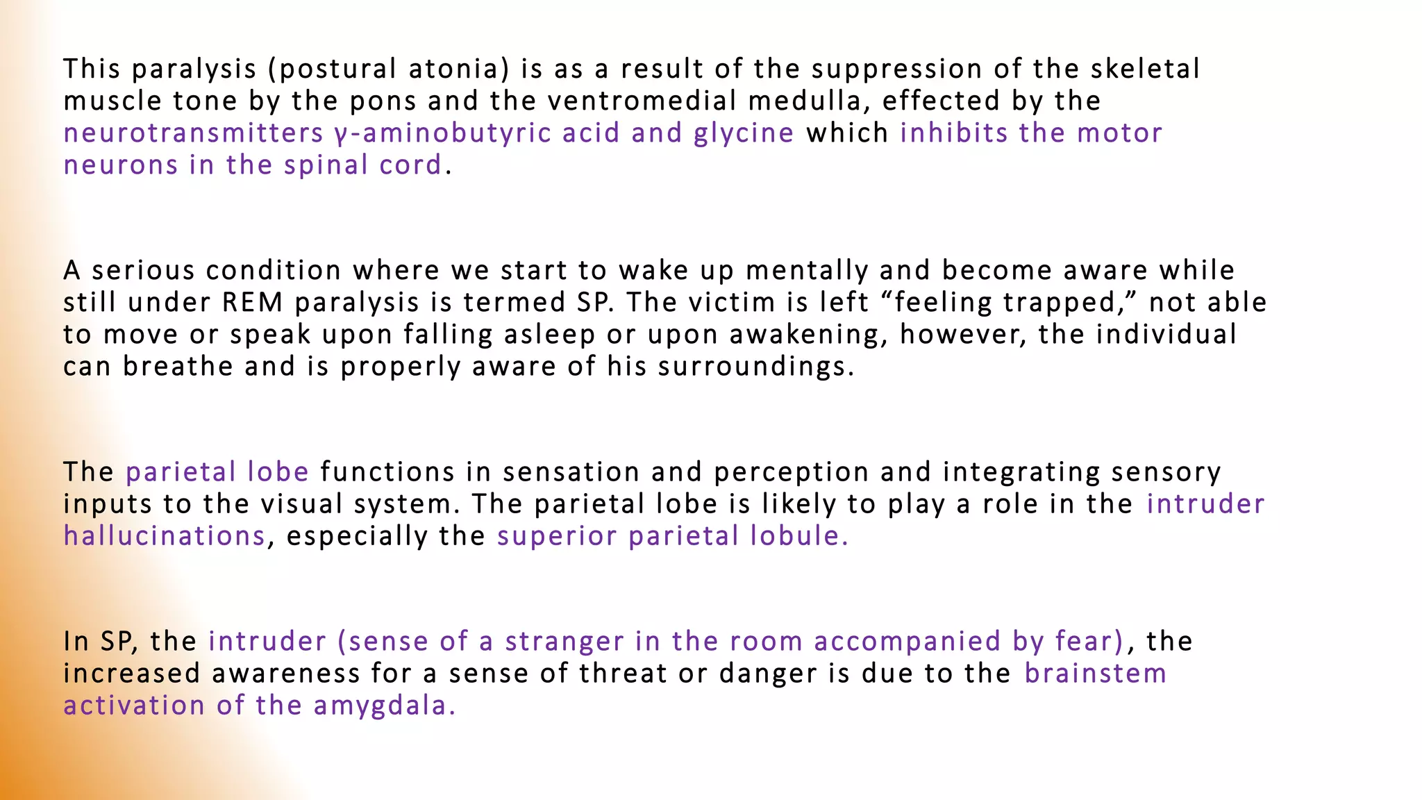 Sleep Paralysis | PPTX