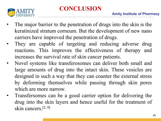 Novel drug delivery system for skin cancer | PPT