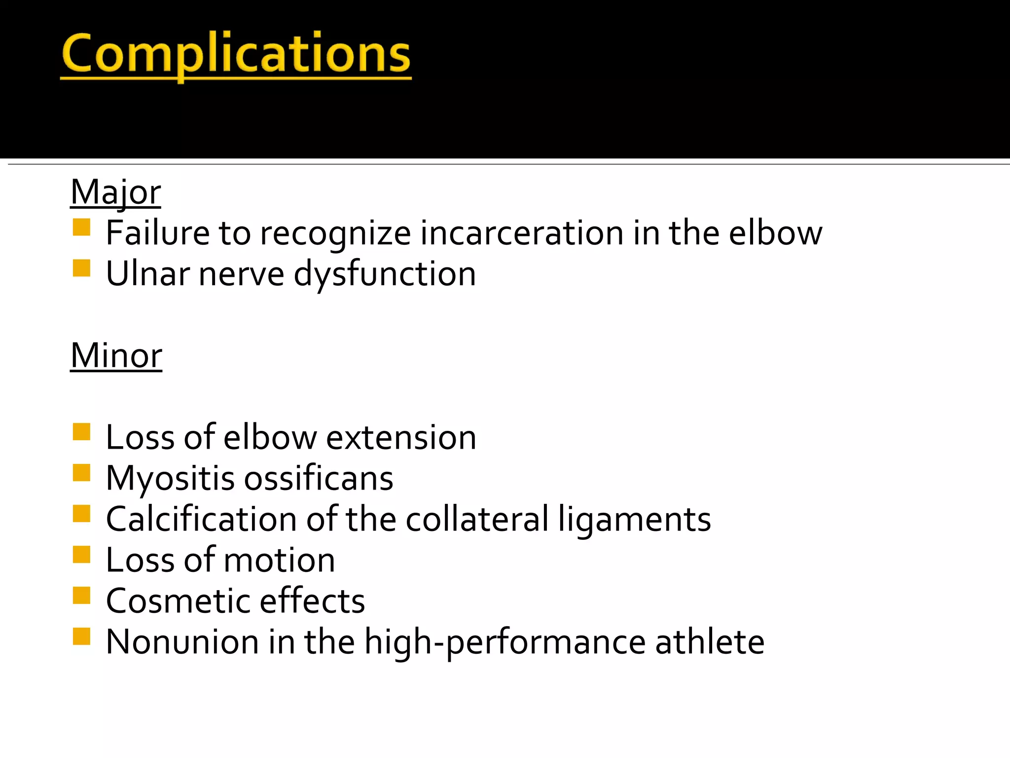 Apophyseal injuries of elbow , medial epicondyle avulsion fractures ...