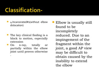 Apophyseal injuries of elbow , medial epicondyle avulsion fractures | PPT