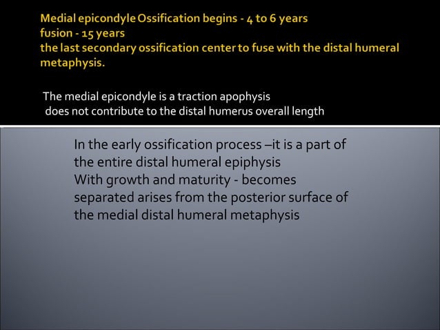 Apophyseal injuries of elbow , medial epicondyle avulsion fractures ...