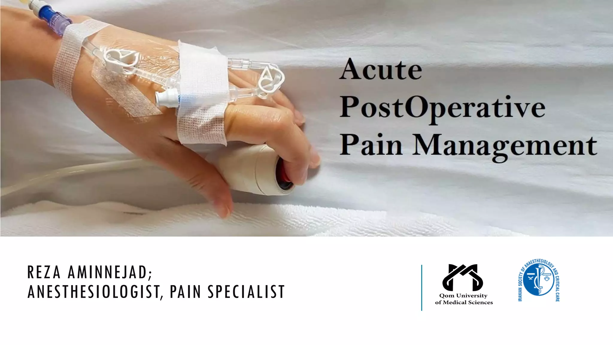 Acute Postoperative Pain Management | PDF
