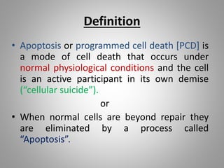 Apoptosis | PPTX