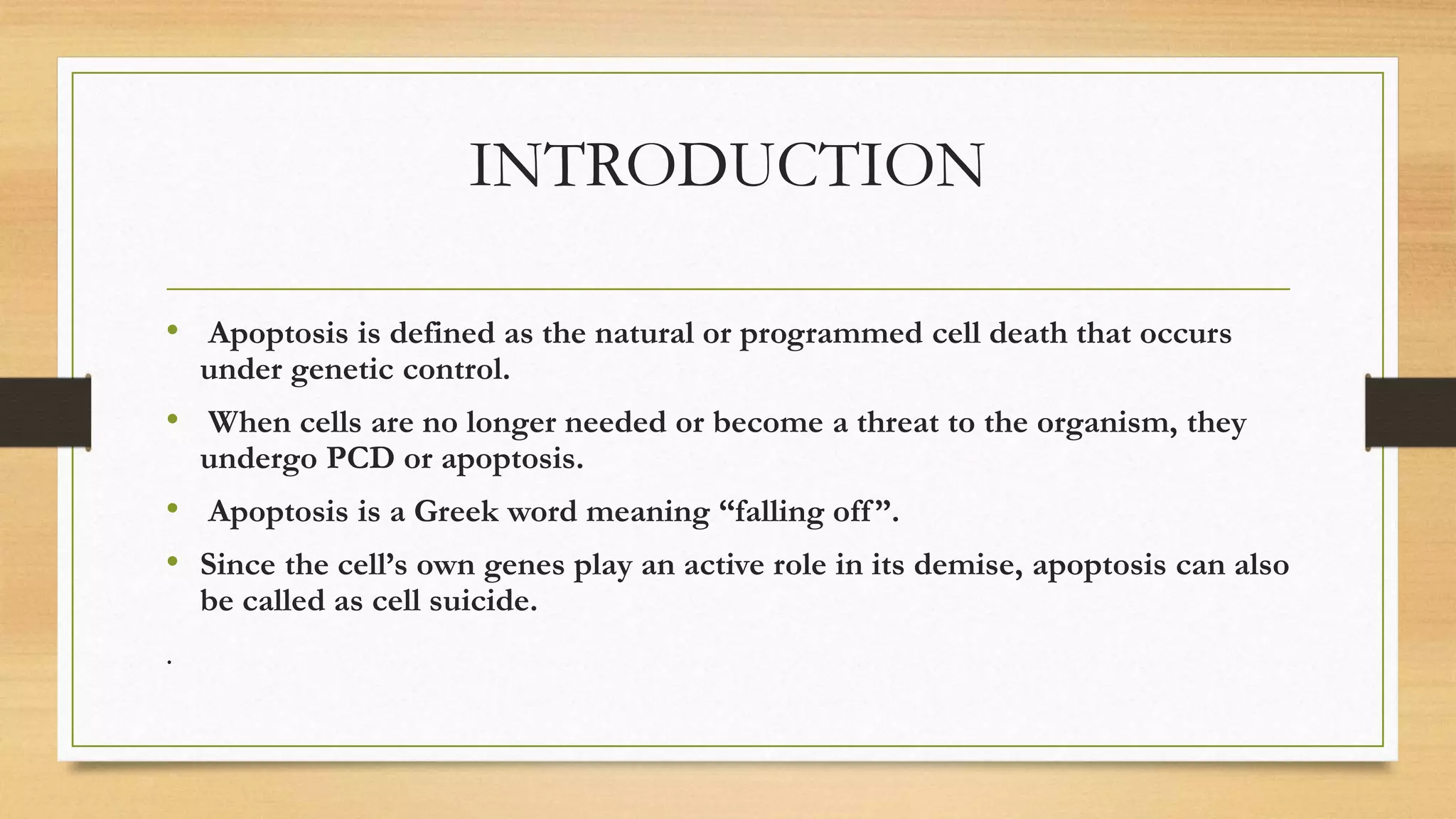 Apoptosis | PPTX