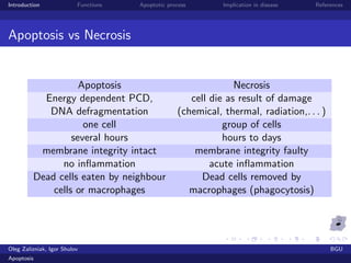 apoptosis.pdf, Pr0grammed cell death - PCD | PDF | Biological Sciences ...