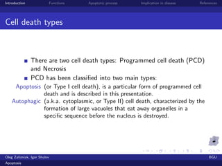 apoptosis.pdf, Pr0grammed cell death - PCD | PDF | Biological Sciences ...