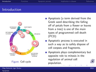 apoptosis.pdf, Pr0grammed cell death - PCD | PDF | Biological Sciences ...