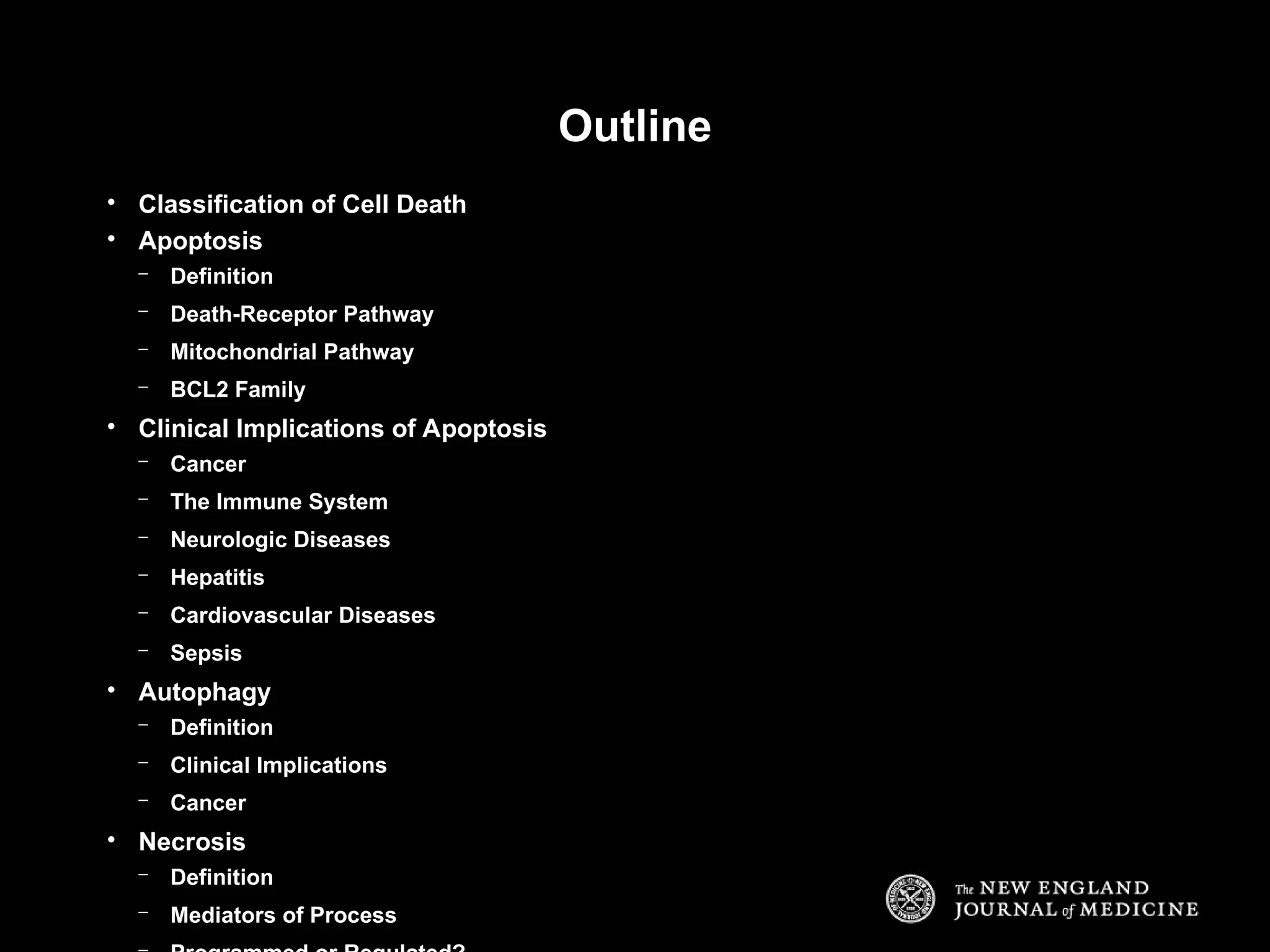 APOPTOSIS / cell death / programmed cell death | PPT