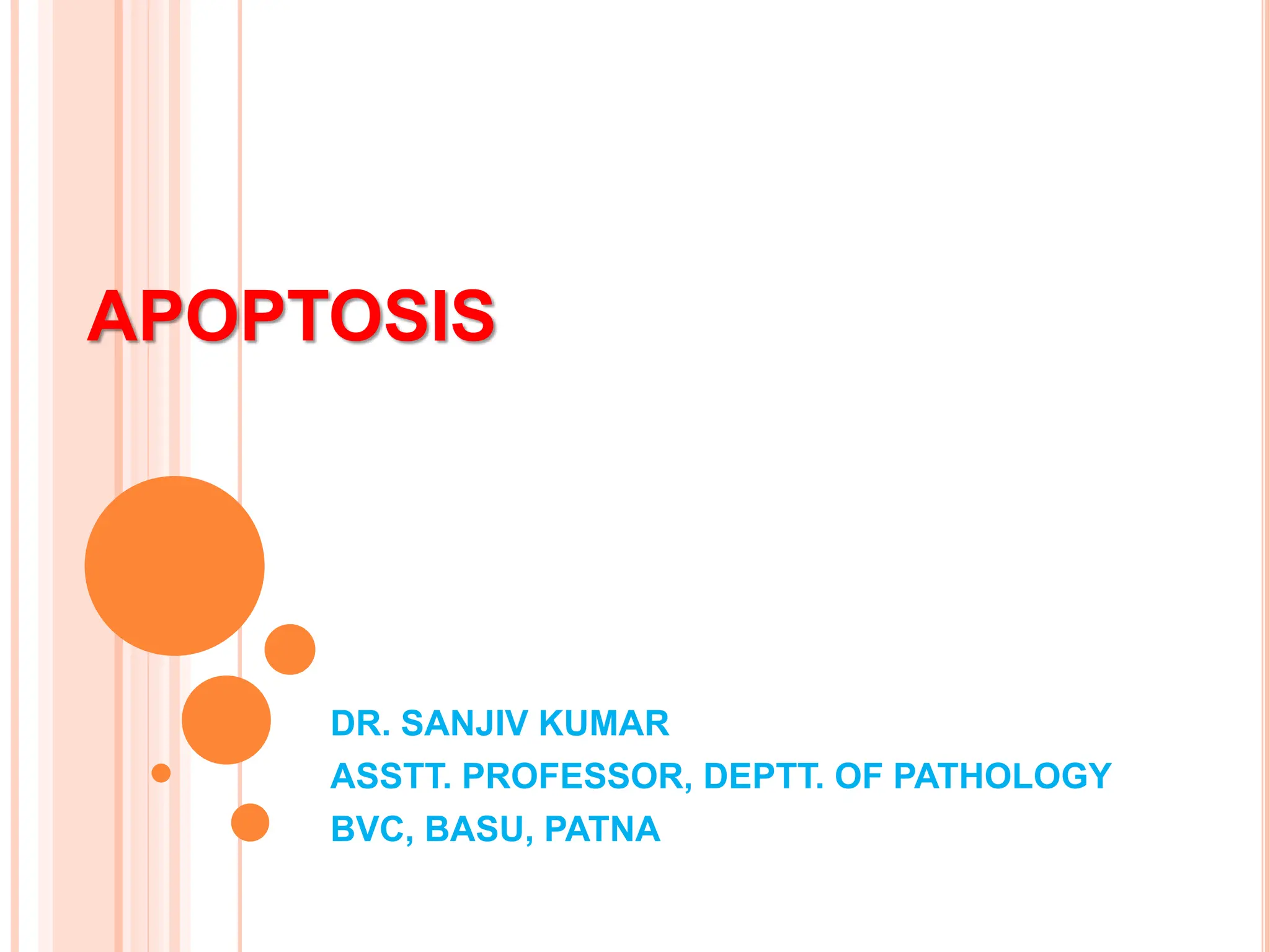 Apoptosis_by_Dr._SANJIV_KUMAR-1.pptx of apoptosis | PPTX