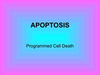 General Description of Apoptosis and other types of Irreversible cell ...