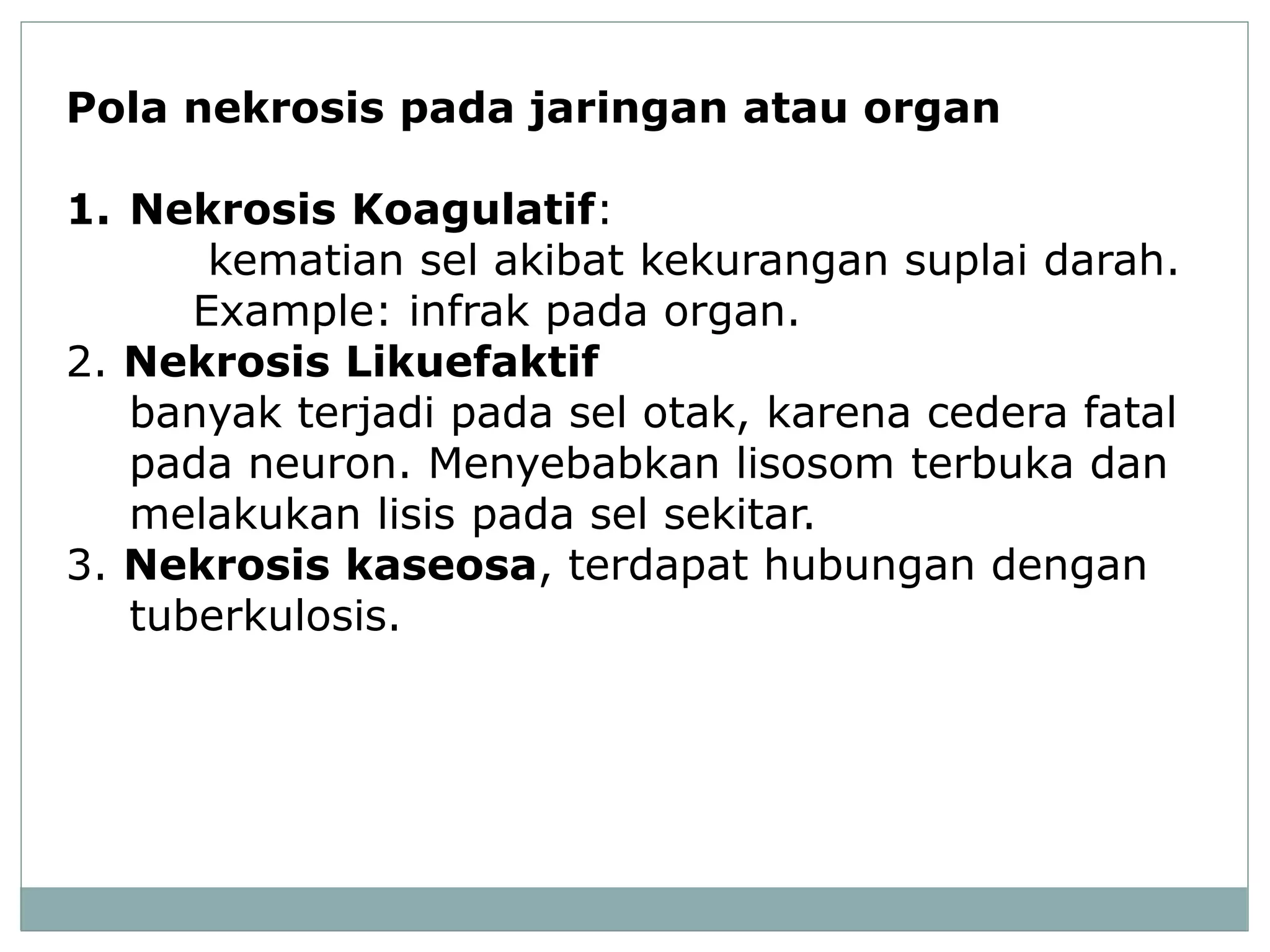 Apoptosis & nekrosis | PPTX
