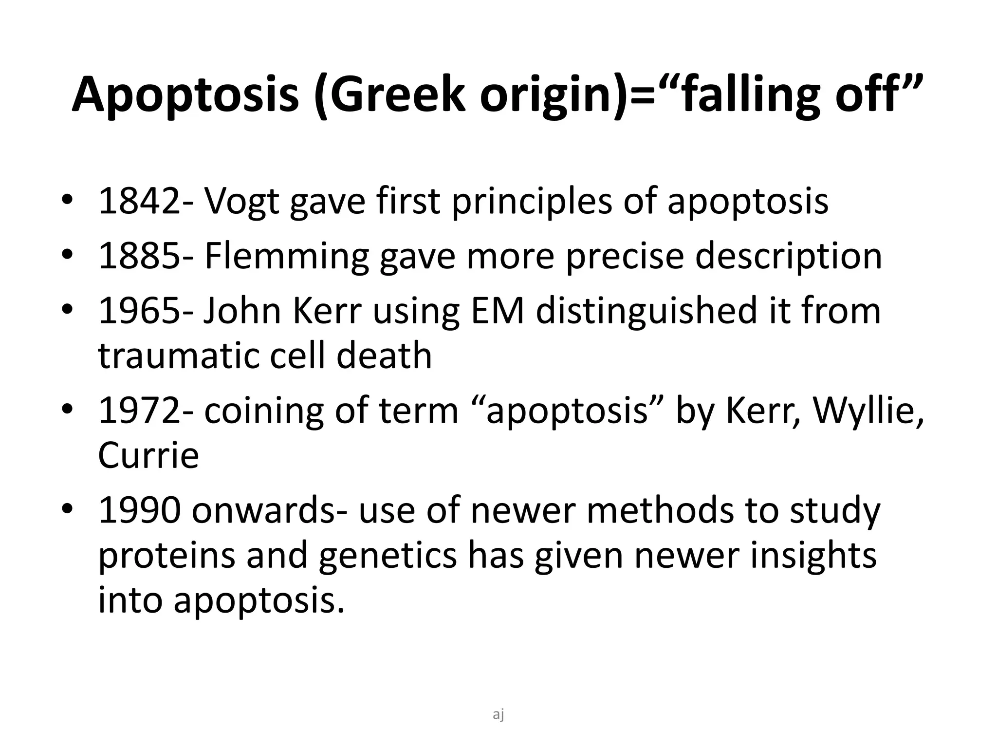 Apoptosis basics + microphotographs | PDF