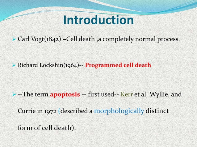 Apoptosis ppt. | PPT