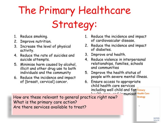 A Population Health Information Framework for Primary Care | PPT ...