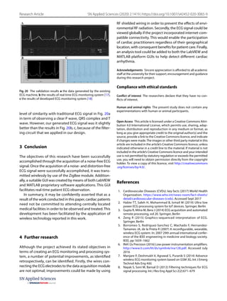 A portable electrocardiogram for real‑time monitoring of cardiac | PDF | Heart and ...