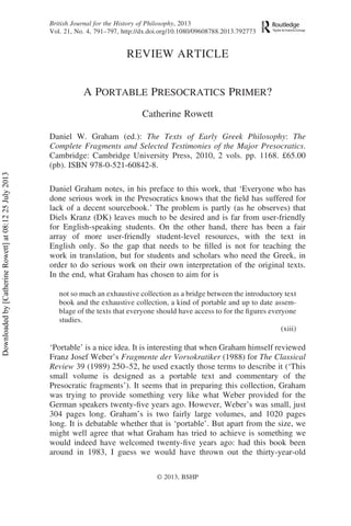 A portable presocratics_primer | PDF