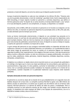 Aportaciones oclok patrocinio deportivo | PDF