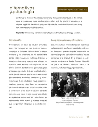 Aportaciones psicoanalíticas para la interpretación del acto criminal | PDF