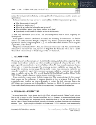 A Portal For Visualizing Grid Usage | PDF