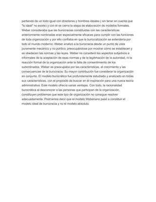 Aportes de la administración estructuralista | DOC