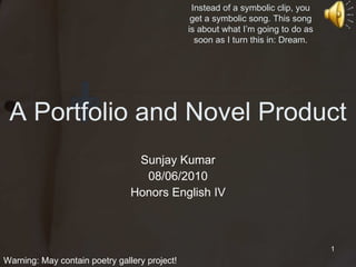 A Portfolio (Sunjay Kumar) | PPT