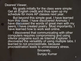 A Portfolio (Sunjay Kumar) | PPT