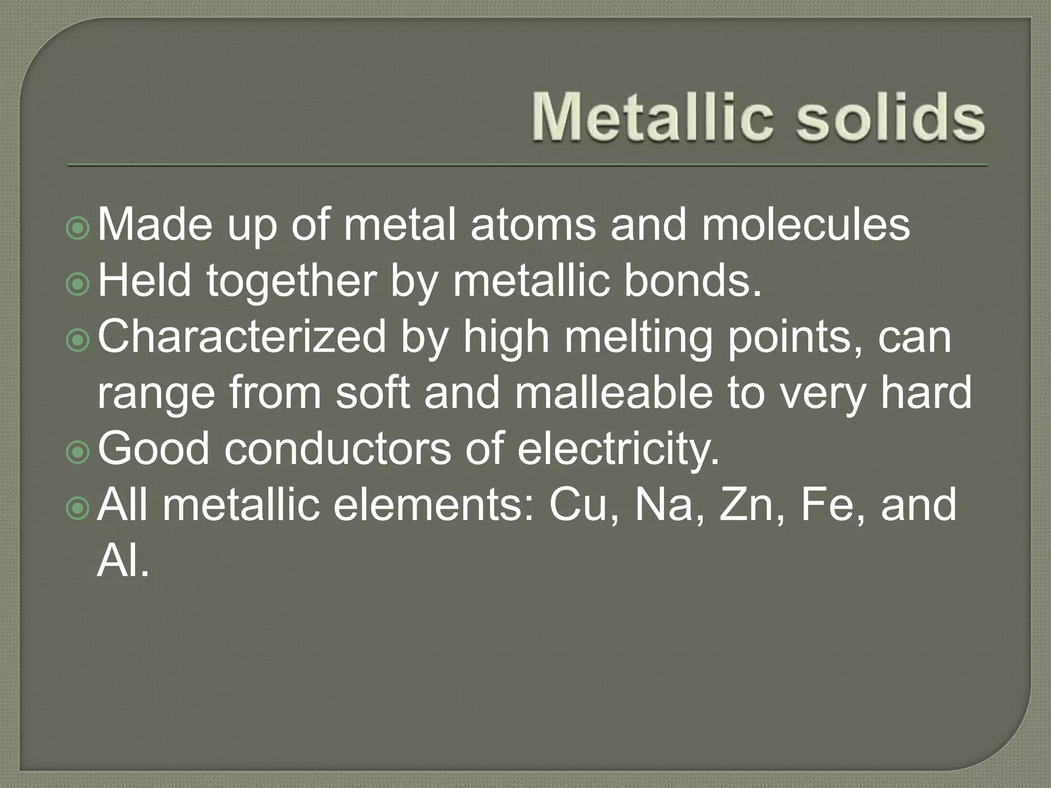 Types of Solid | PPTX
