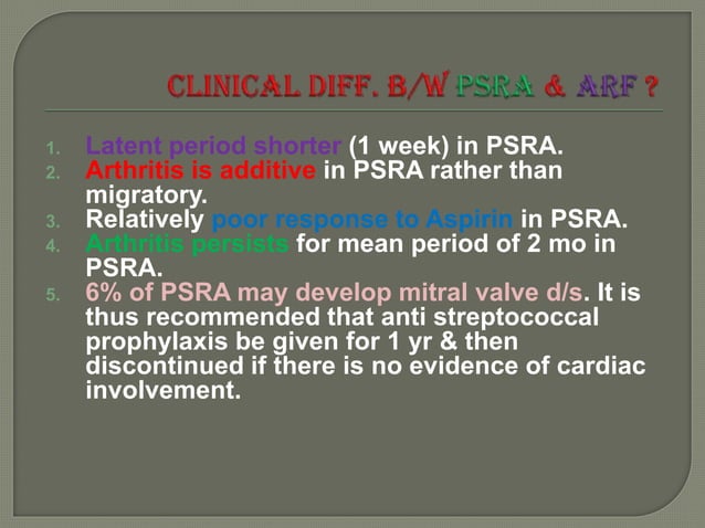 A positive aso titre | PPTX | Infectious Diseases | Diseases and Conditions