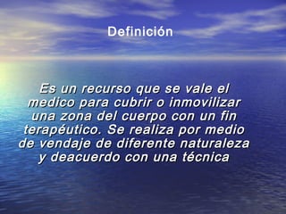 Aposito y vendaje | PPT