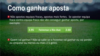 Como ganhar aposta | PPT
