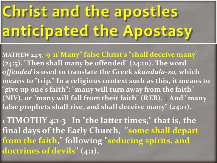 Apostasy english