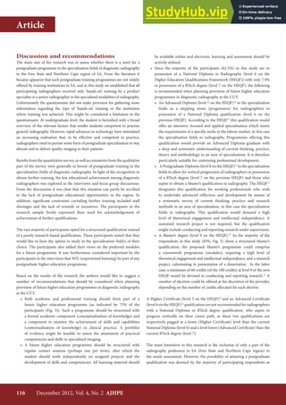 A Postgraduate Qualification In The Specialisation Fields Of Diagnostic ...