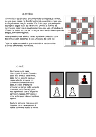 Apostila de Xadrez - Manual básico - Gratuito | PDF