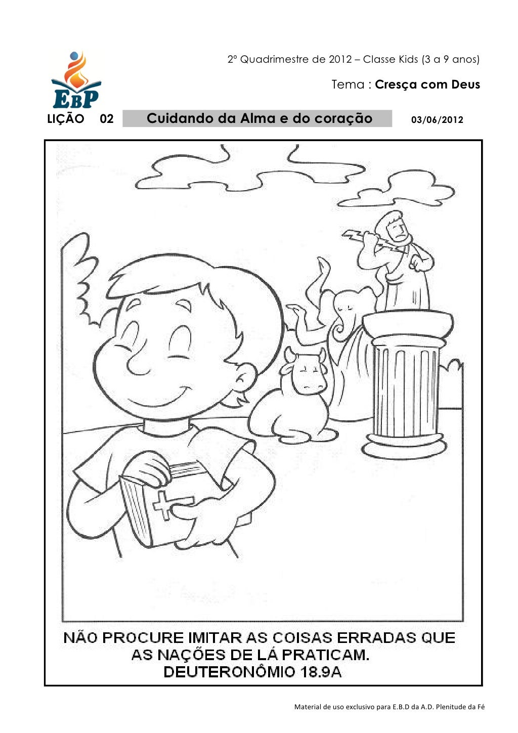 Apostila ebd - classe kids - professor - cresça com deus - 2º quadr…