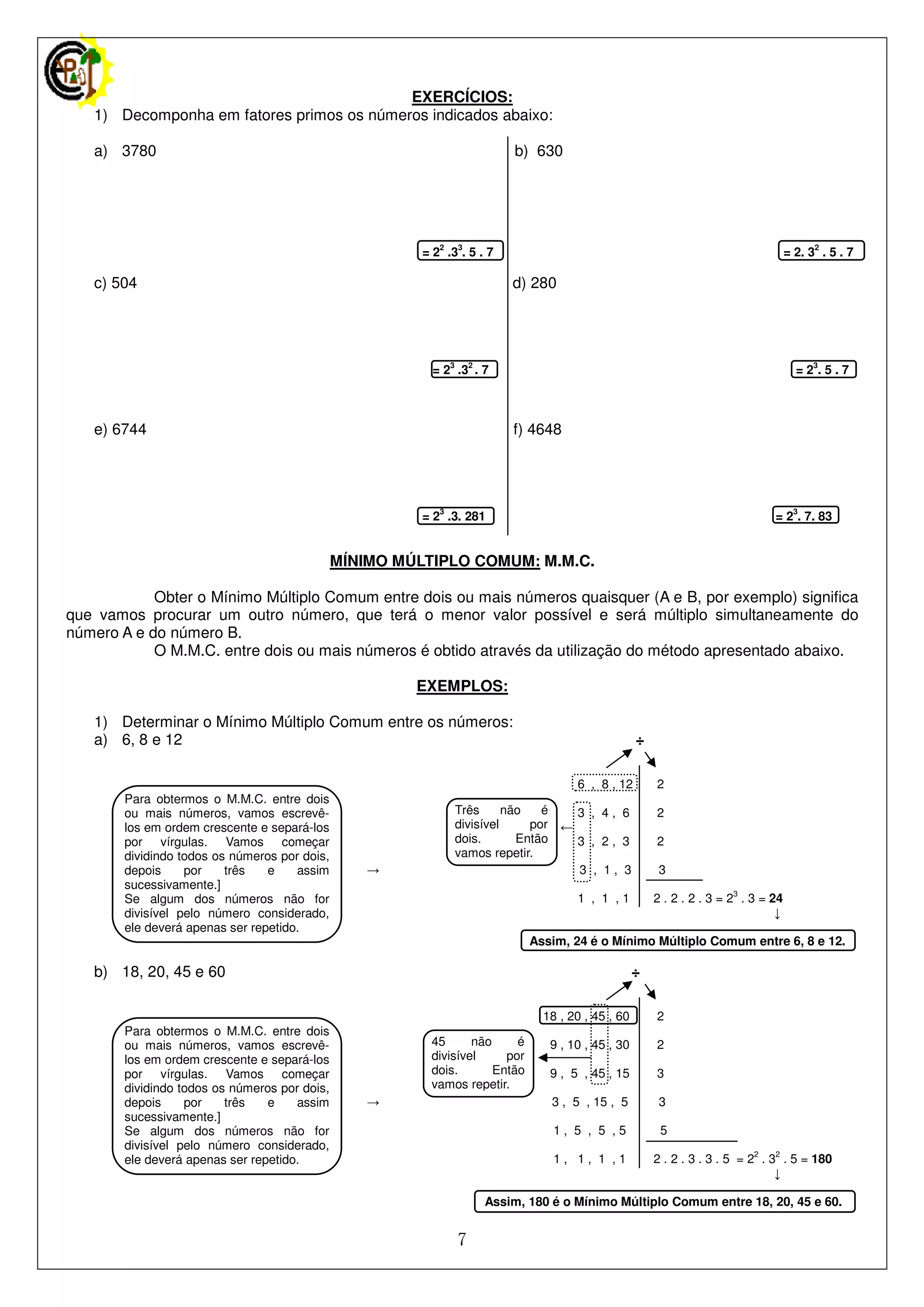 Apostila eja-matematica-basica-medio-2012 | PDF