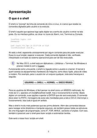 Apostila introducao-shell | PDF