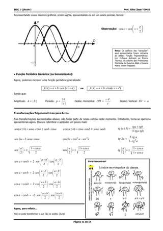 Apostila 001 trigonometria funcoes trigo | PDF