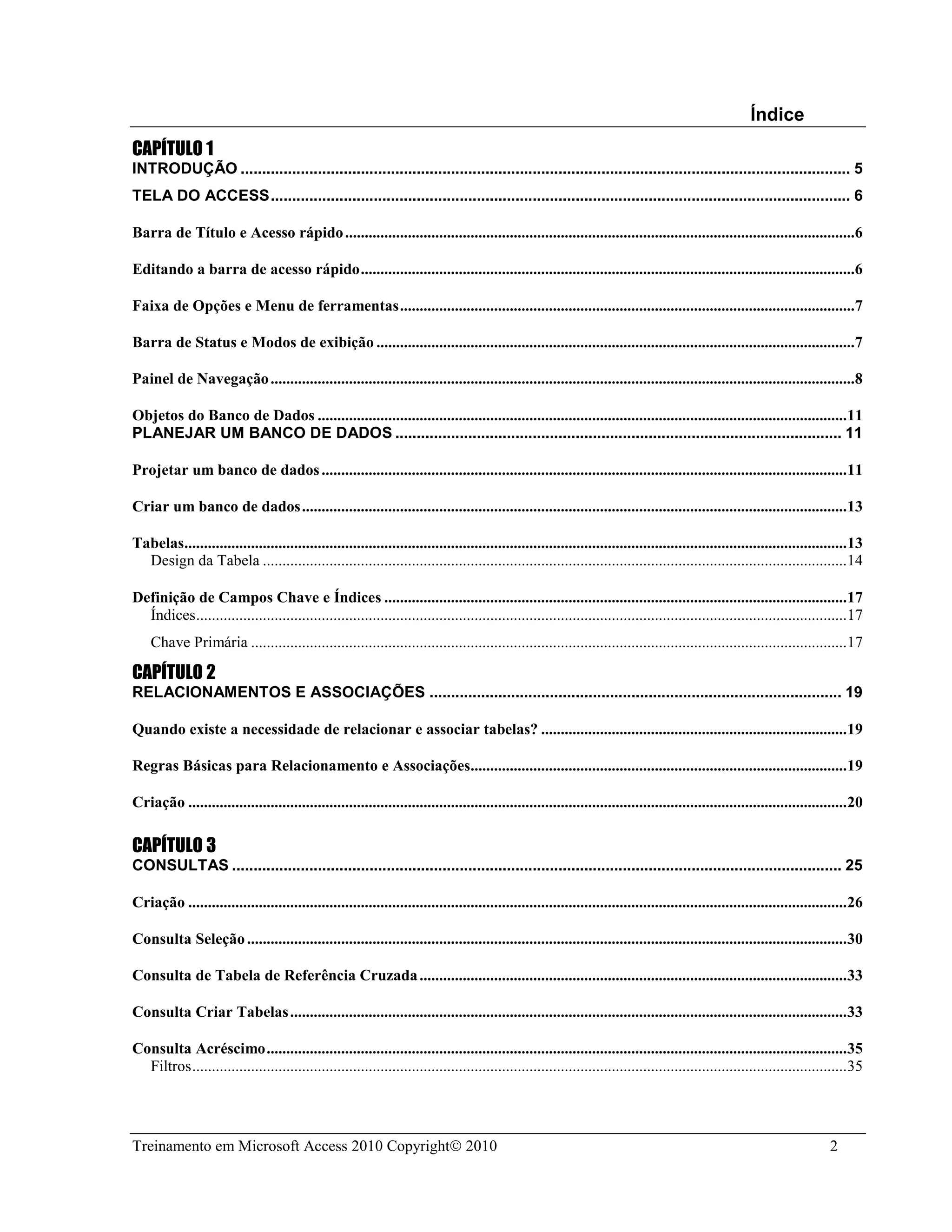 Apostila O Fundamento Access Pdf - RETOEDU